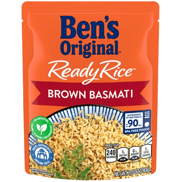 Microwavable Brown Basmati Rice | Instant Rice | Ben’s Original™ Ready ...