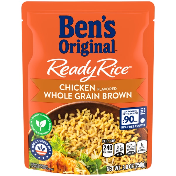 Ben’s Original™ READY RICE™ Chicken Flavored Whole Grain Brown Rice