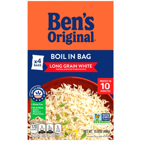 Boil-In-Bag Rice | Microwavable White Rice | Ben’s Original™ Rice