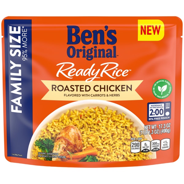 BEN'S ORIGINAL™ READY RICE™ Roasted Chicken Family Size | Ben's Original