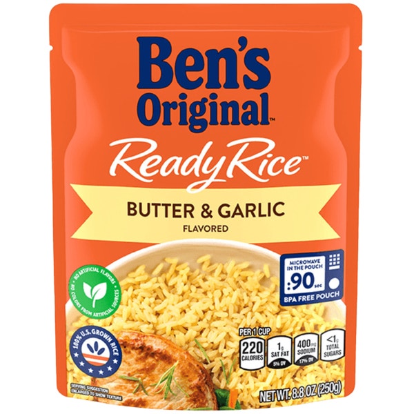 Ben’s Original™ READY RICE™ Butter & Garlic Flavored Rice