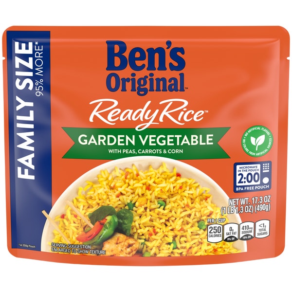 Ben’s Original™ READY RICE™ Vegetable Medley Family Size Rice