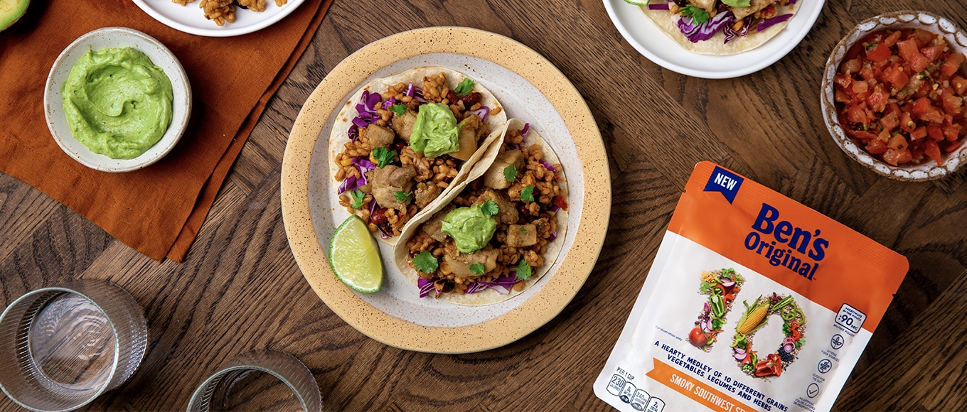 Smoky Southwest Tacos with Ben’s Original™ 10 Medley
